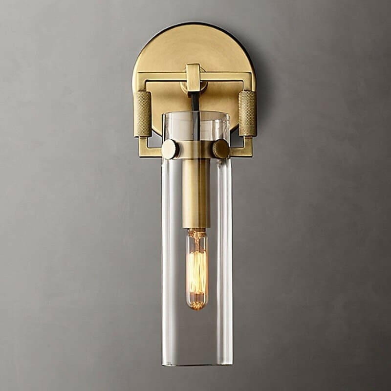 Brant - Minimalist Glass Wall Lamp Industrial Style Retro | bright&plus
