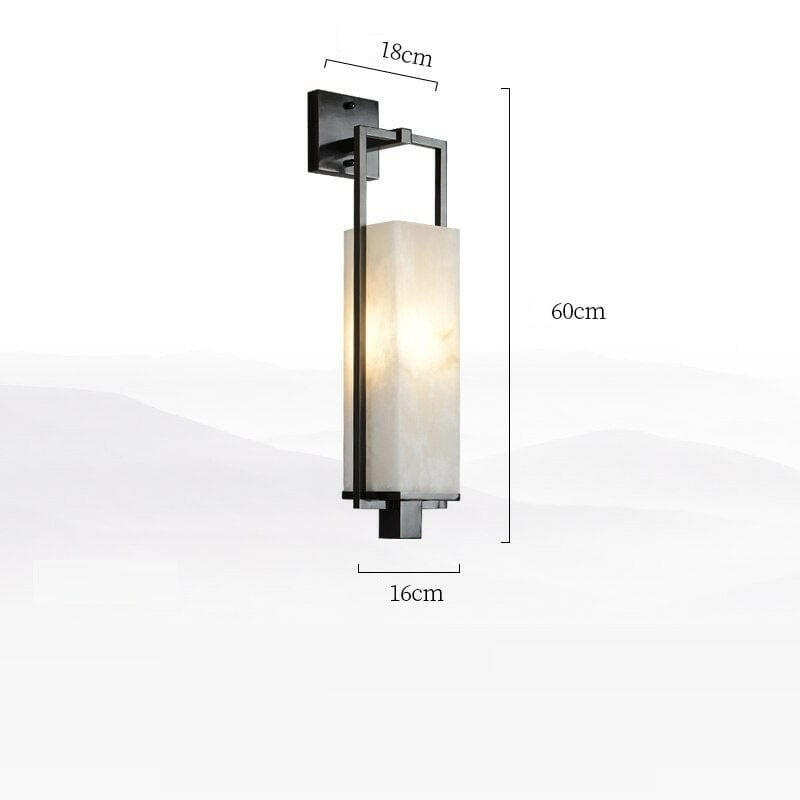 Lars Modern Copper Marble Wall Lamp | Sleek Design for Contemporary Spaces