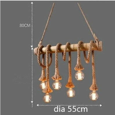 Vintage Rope Pendant Lights | bright & plus