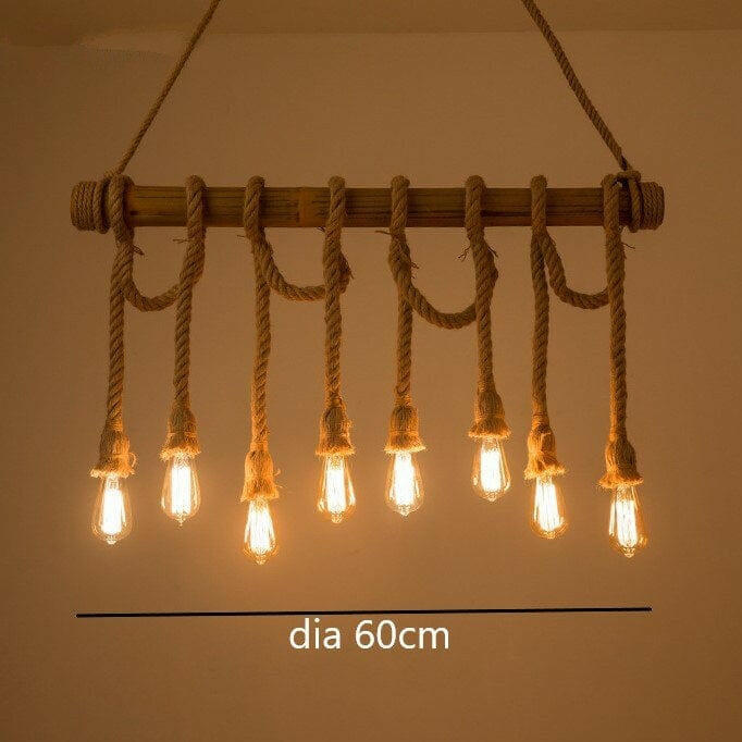 Vintage Rope Pendant Lights | bright & plus