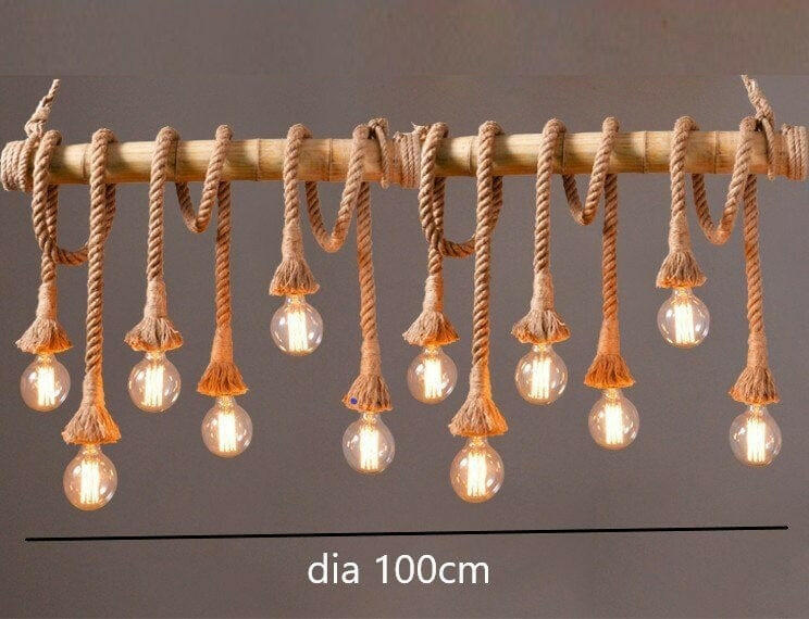 Vintage Rope Pendant Lights | bright & plus