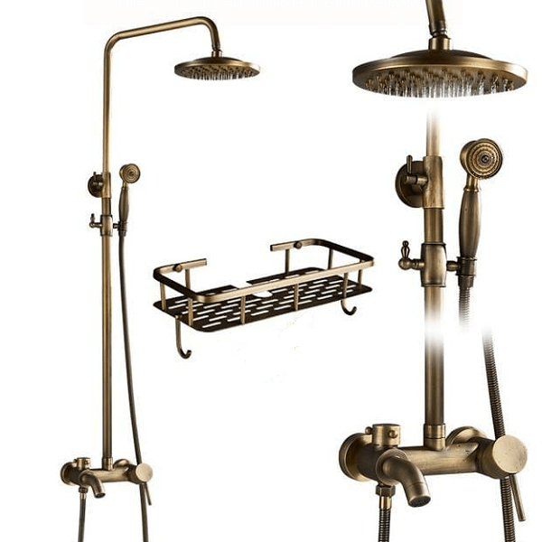 Antique Faux Shower Faucet | bright & plus