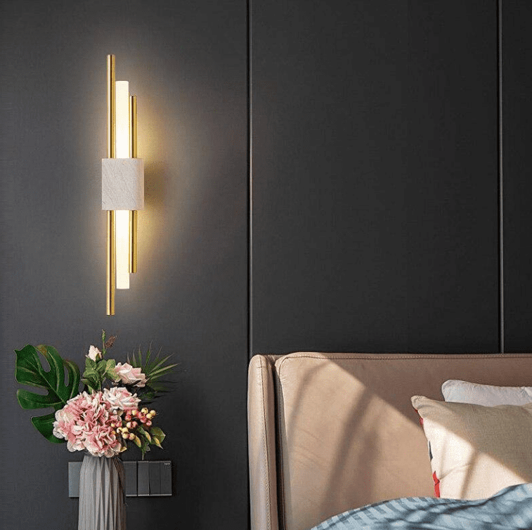 Baris - Elegant Wall Lamp with Marble LED Wall Design for Modern Lofts
