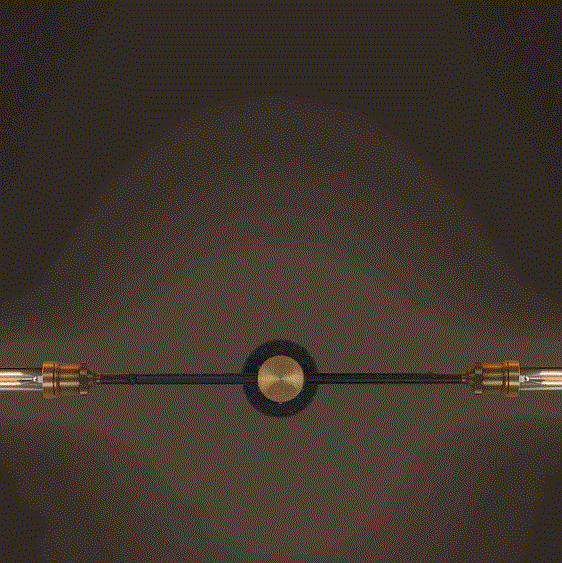 Circa duo wall light - 2 heads | bright & plus