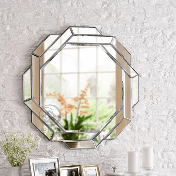 hexagon mirror large