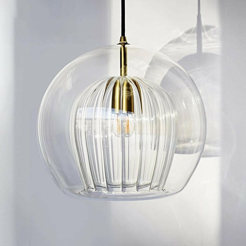 Dawn - Modern Nordic Double Layer Glass Pendant Light | bright&plus