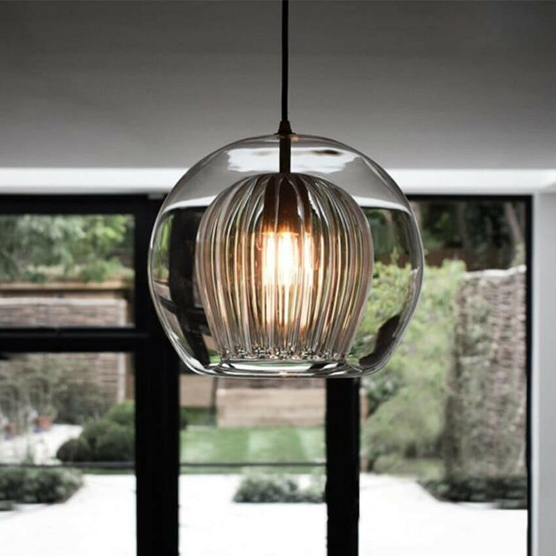 Dawn - Modern Nordic Double Layer Glass Pendant Light | bright&plus