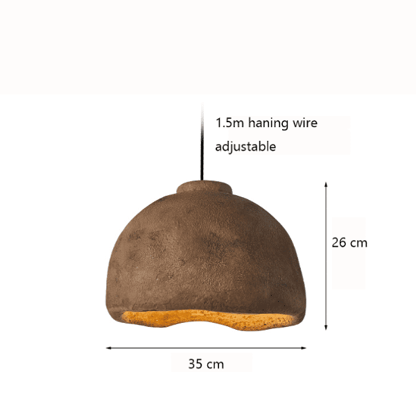 Kenji - Japanese Style Resin Pendant Lamp | bright & plus