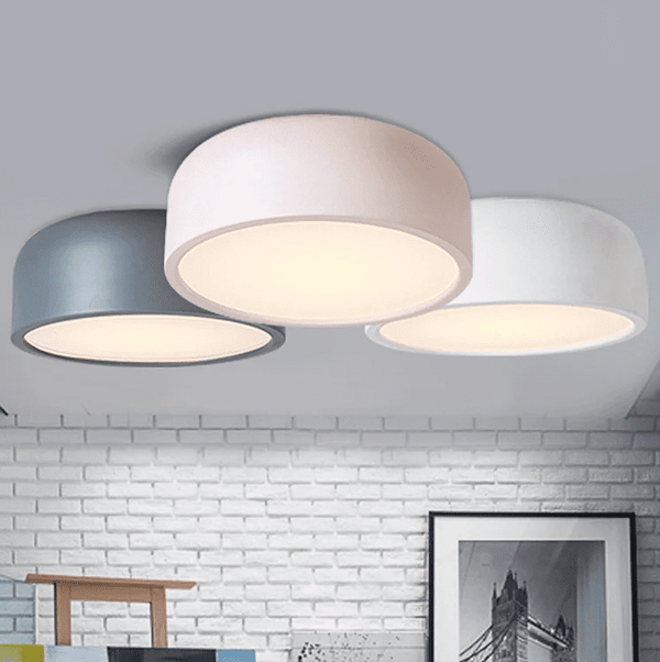 LED Round Modern Ceiling Lamp Fixture Nordic | bright & plus