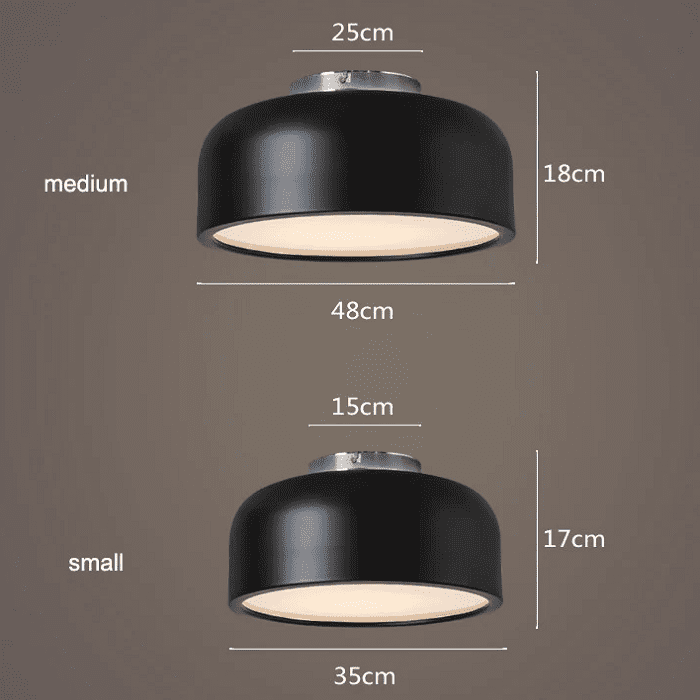 LED Round Modern Ceiling Lamp Fixture Nordic | bright & plus