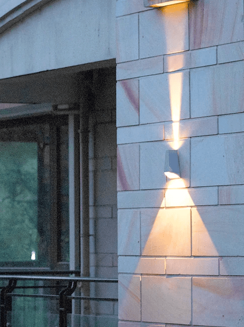 Pyramid Waterproof Wall Lamp | bright&plus
