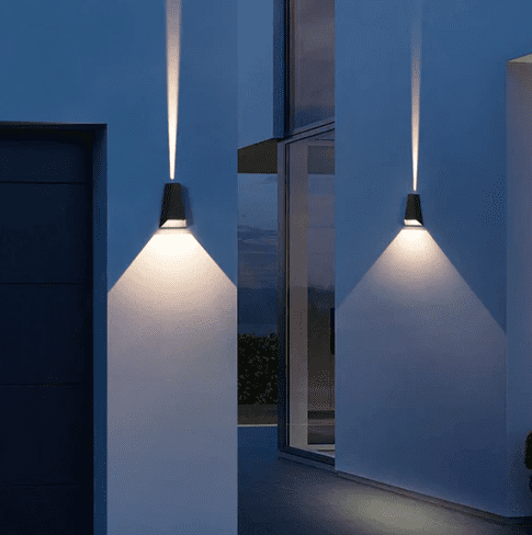 Pyramid Waterproof Wall Lamp | bright&plus