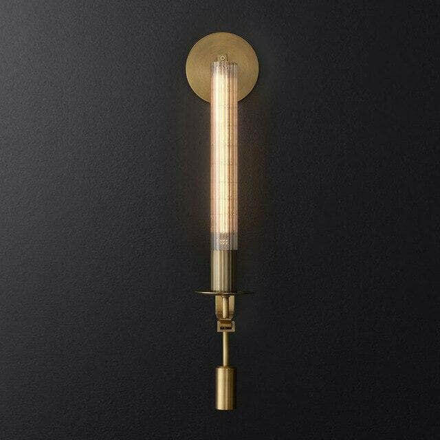 Retro LED Wall Light with Cylindrical Lampshade | bright&plus