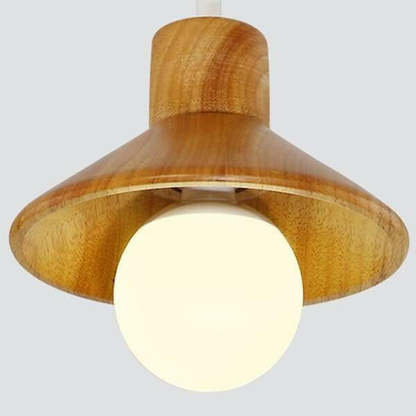 Sud - Wooden Pendant Lamp Nordic Design | bright & plus