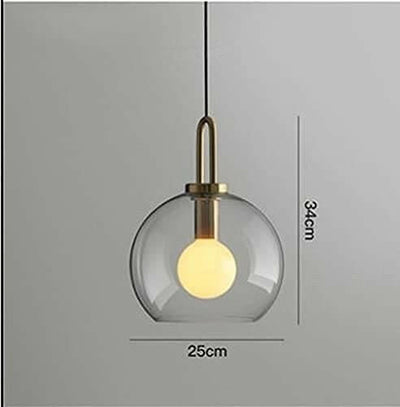 Zen - Nordic Glass Chandelier Circle Ceiling Lamp | bright & plus